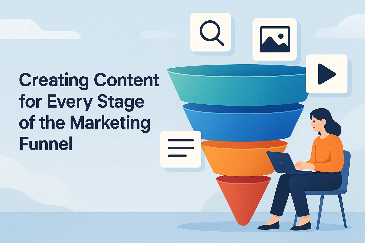 Creating Content for Every Stage of the Marketing Funnel - Breakline